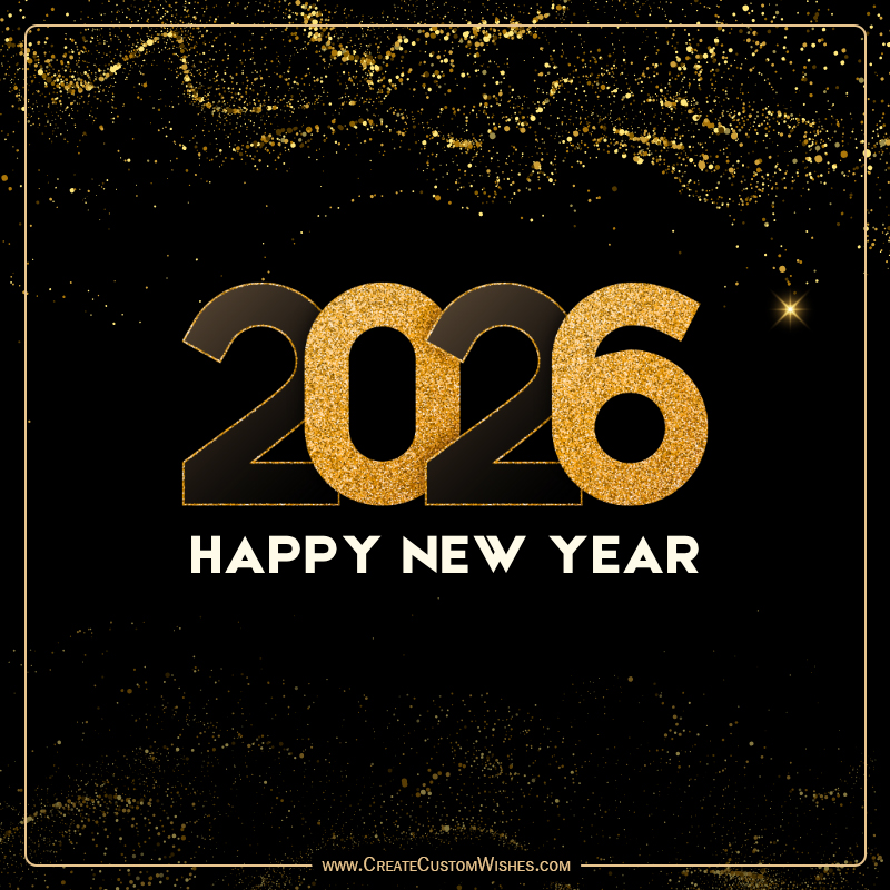 Make Personalized Happy New Year 2026 eCards Online ️