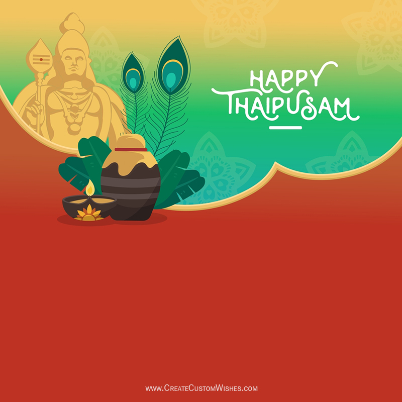 🆓 Create Custom Happy Thaipusam 2026 Wishes Online