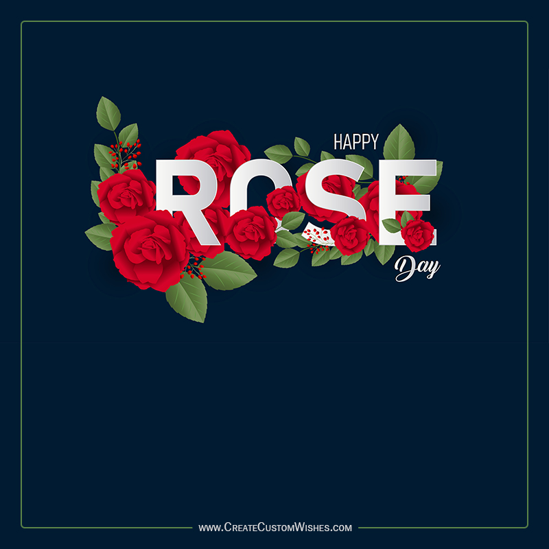 Best Rose Day 2026 Wishes Maker | 90+ Editable Templates 🌹