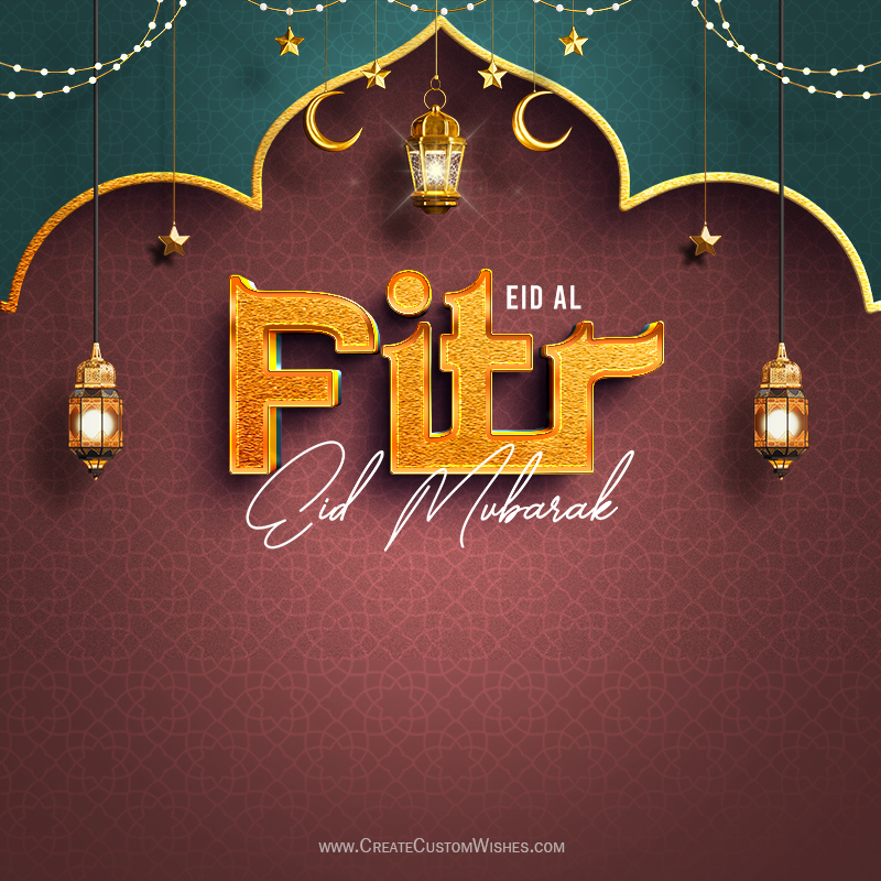 409+ Happy Eid al-Fitr Designs & Editable Greeting Cards 🐑